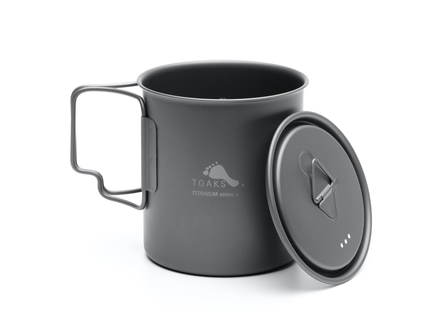 TOAKS LIGHT Titanium 450ml Cup with Lid (ultralight version) – TOAKS ...